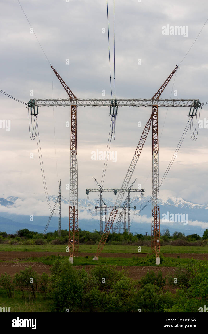 Electrical pilons hi-res stock photography and images - Alamy