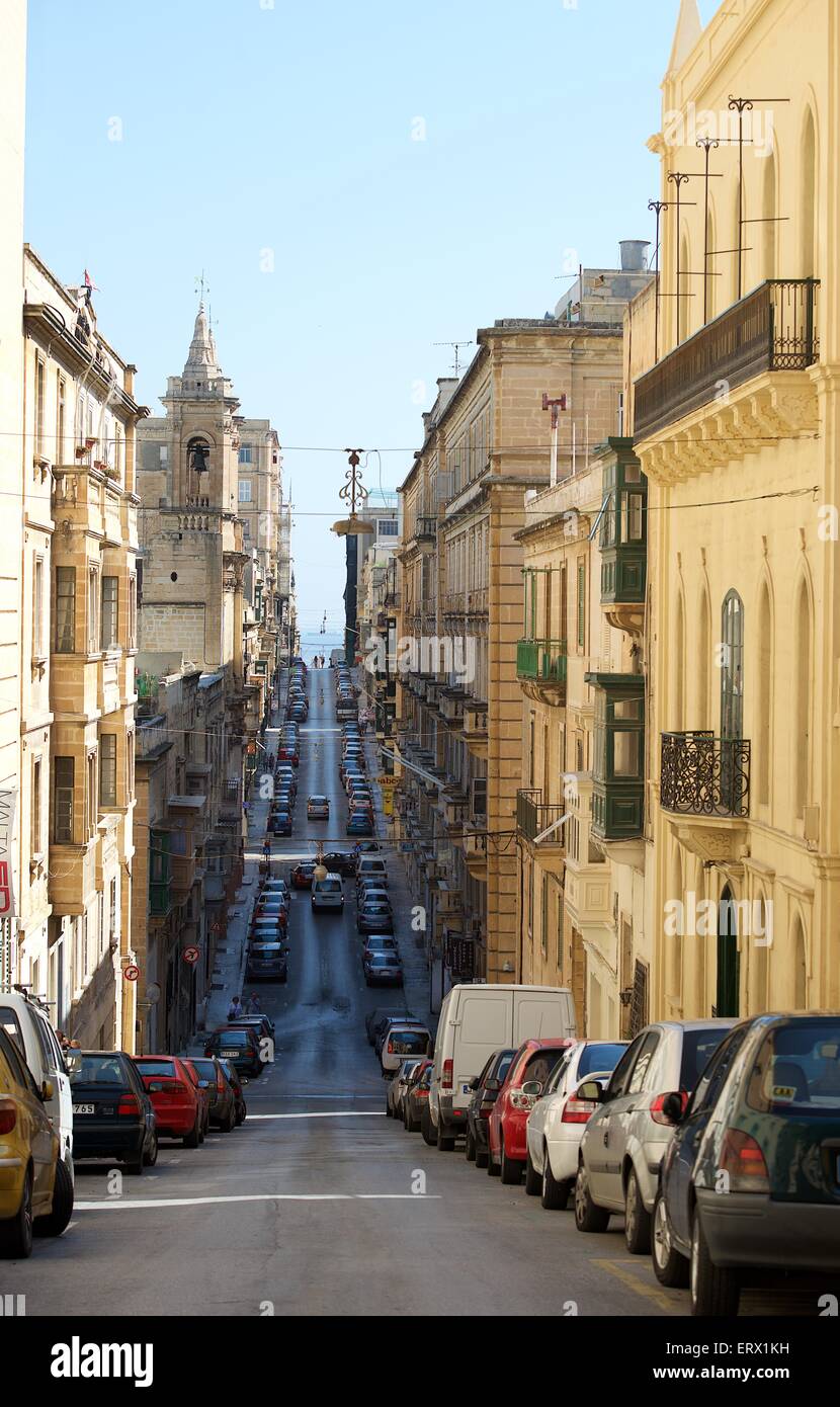 Valletta,MALTA-Dec 6,2015:Old Bakery Street Valletta, Malta. Street ...
