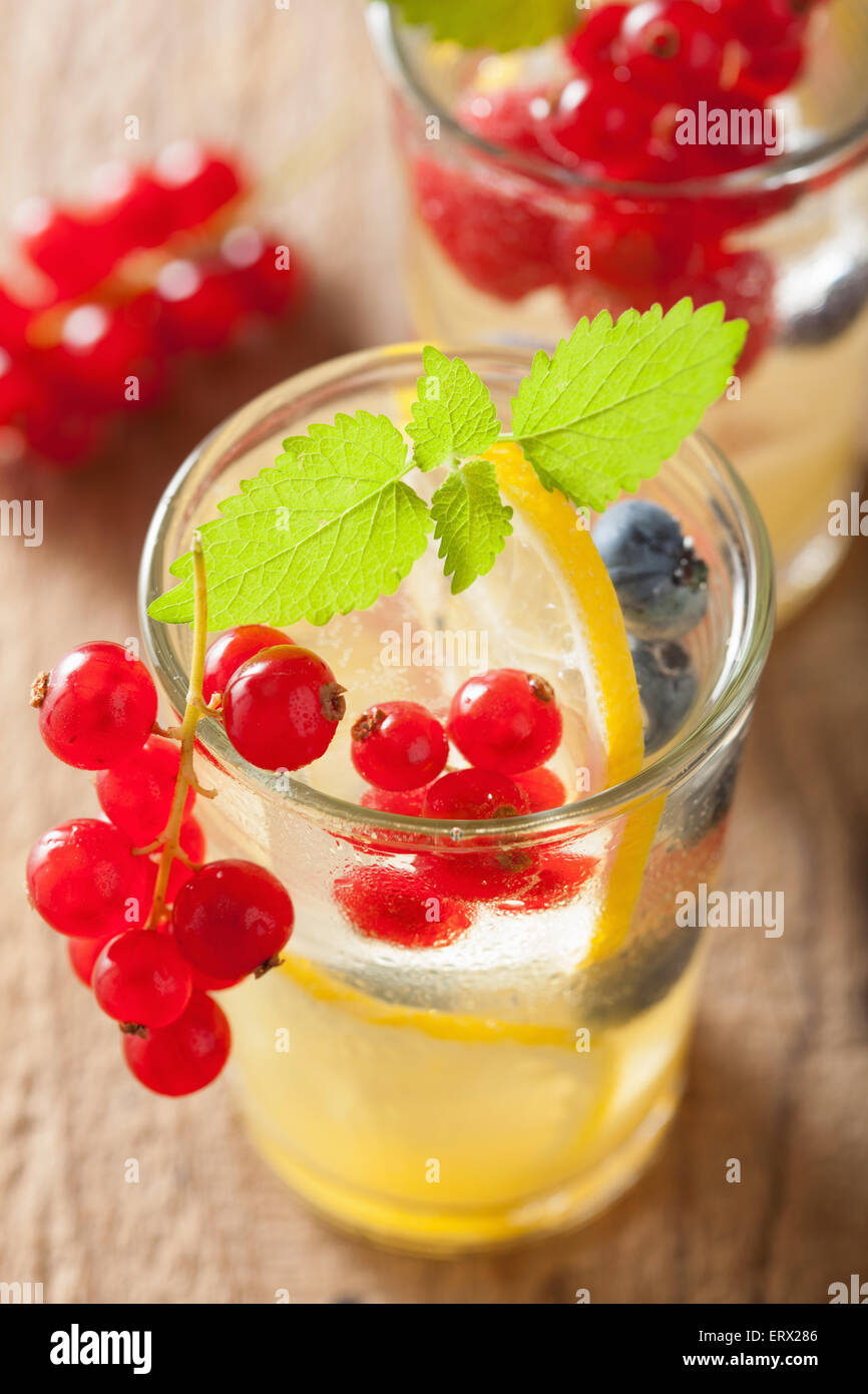 Blueberry lemon drink hi-res stock photography and images - Alamy
