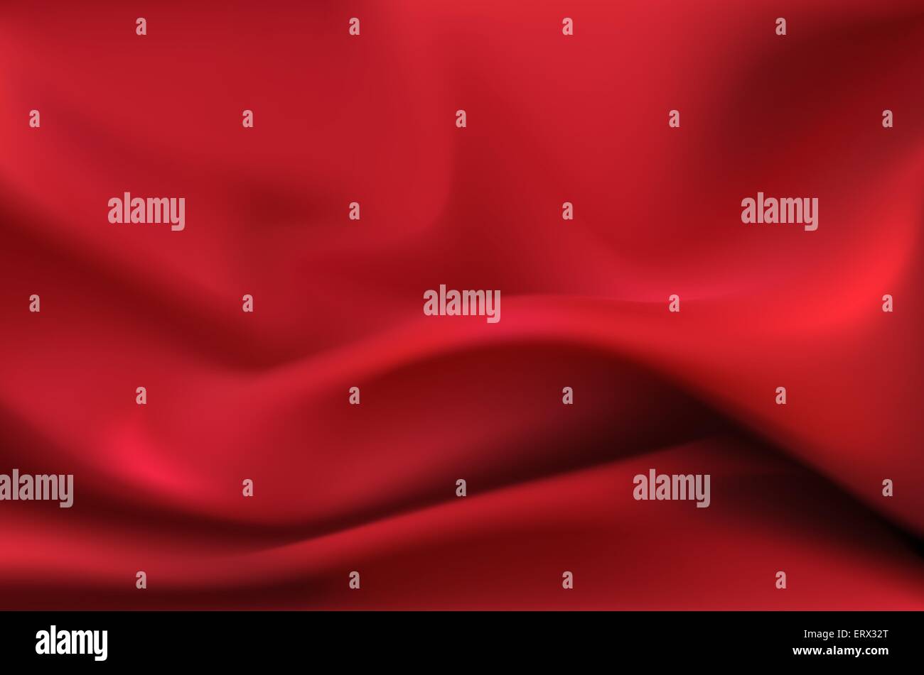 Vector red silk drape background. Gradient mesh Stock Vector Image ...