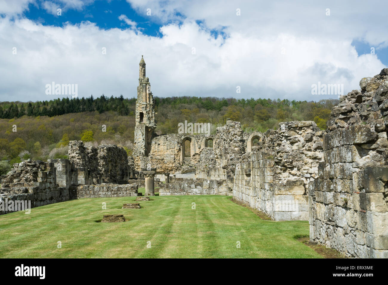 Byland Abbey in North Yorkshire Stock Photo - Alamy