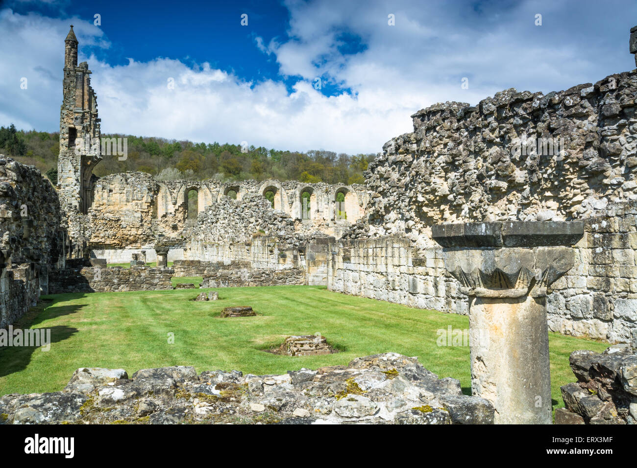 Byland Abbey in North Yorkshire Stock Photo - Alamy