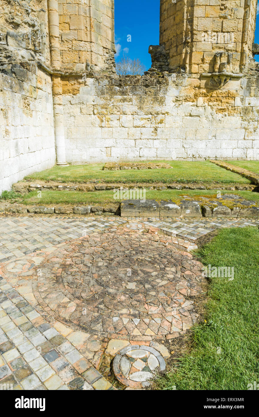 Byland Abbey in North Yorkshire Stock Photo - Alamy