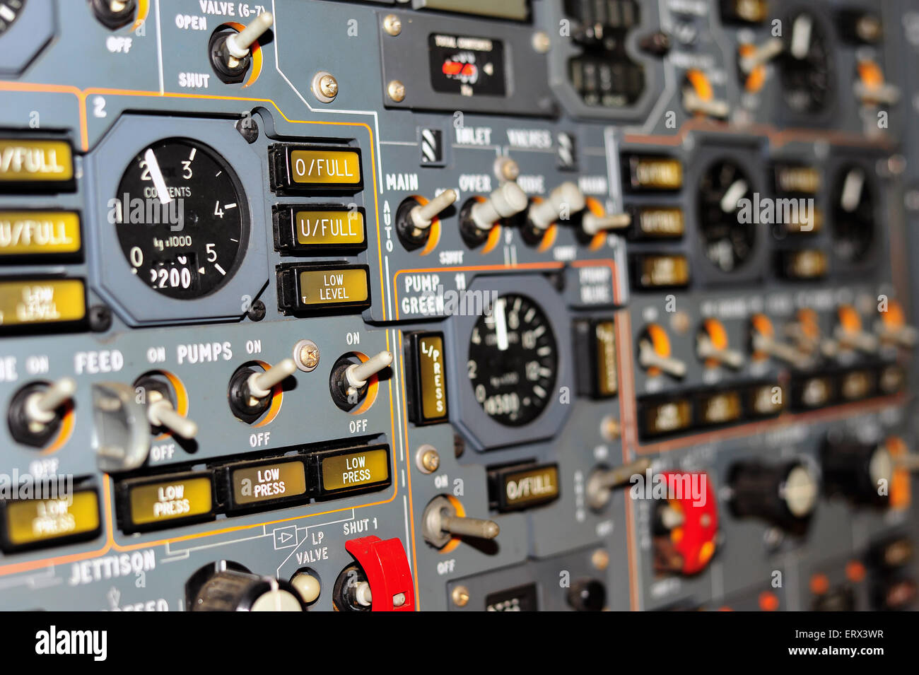 Instruments, dials and buttons inside the prototype cockpit created ...