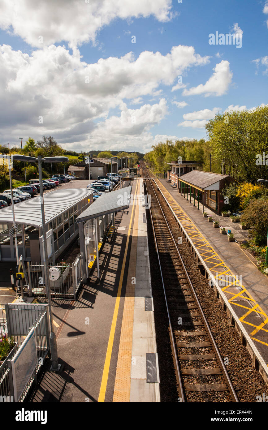 Templecombe Railway station Stock Photo - Alamy