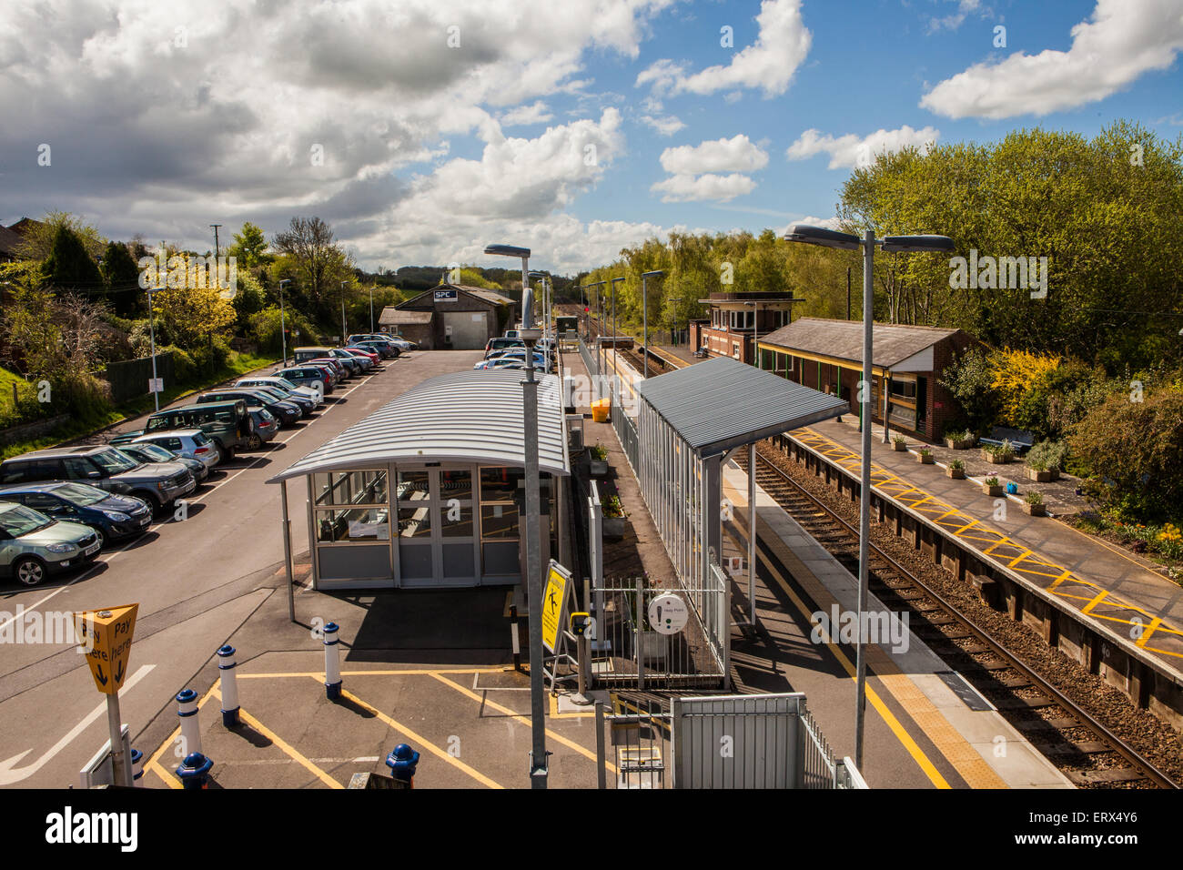 Templecombe Railway station Stock Photo - Alamy
