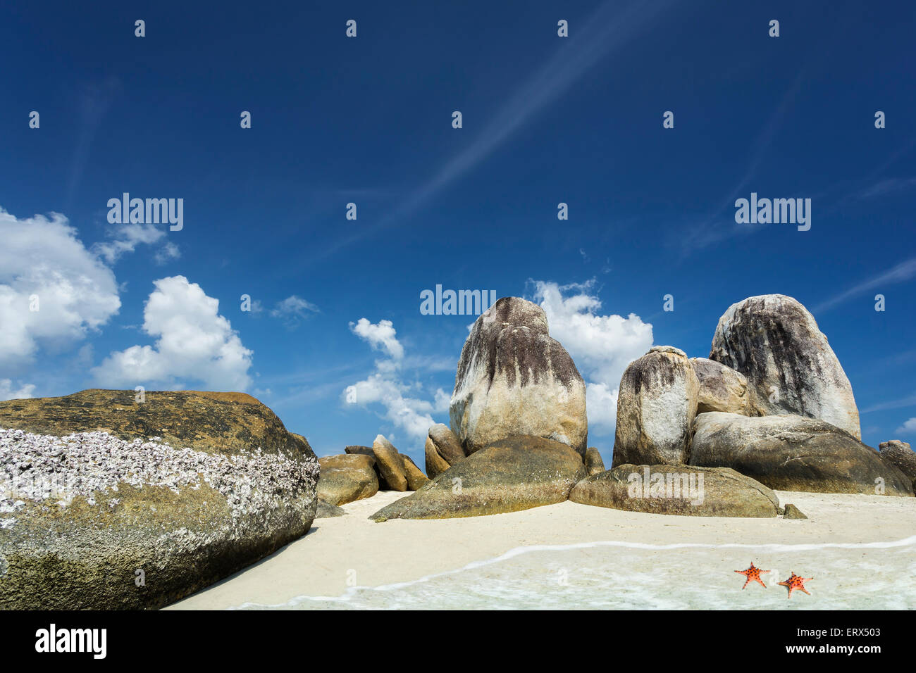 Stones on Beach Stock Photo - Alamy