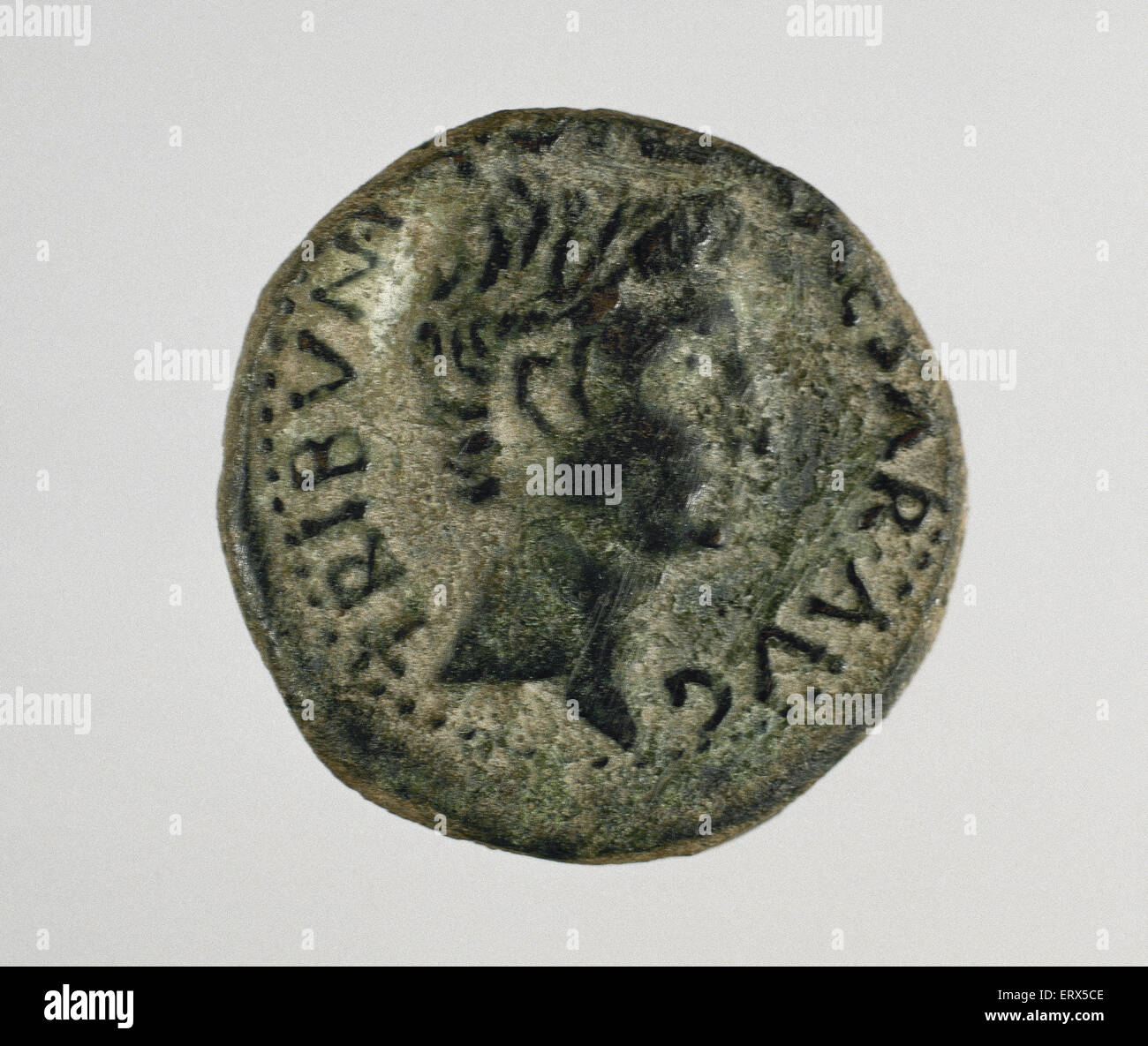 As. Roman coin. Bronze. Used during the Roman Republic and Roman Empire ...