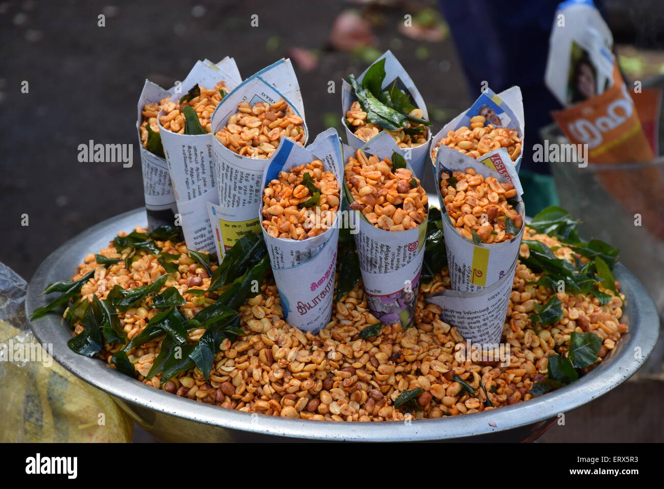 Peanut snack roasted Stock Photo - Alamy