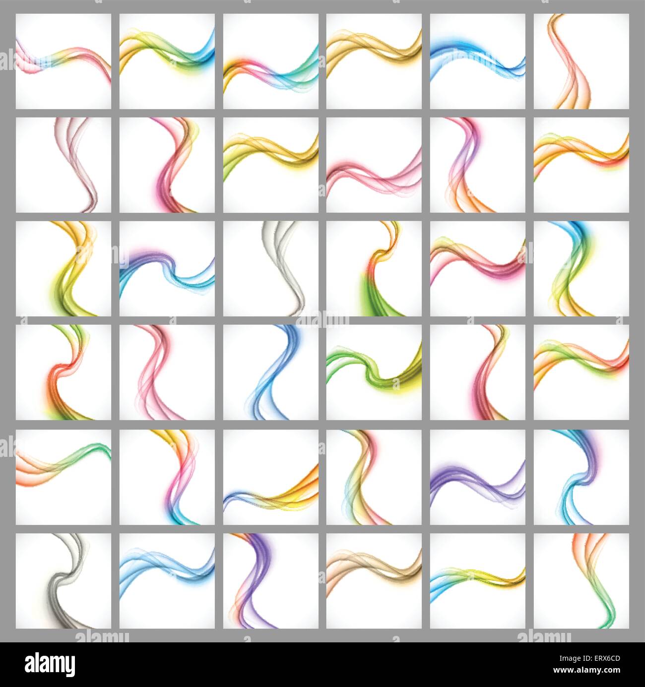 Set of wavy soft backgrounds Stock Vector Image & Art - Alamy