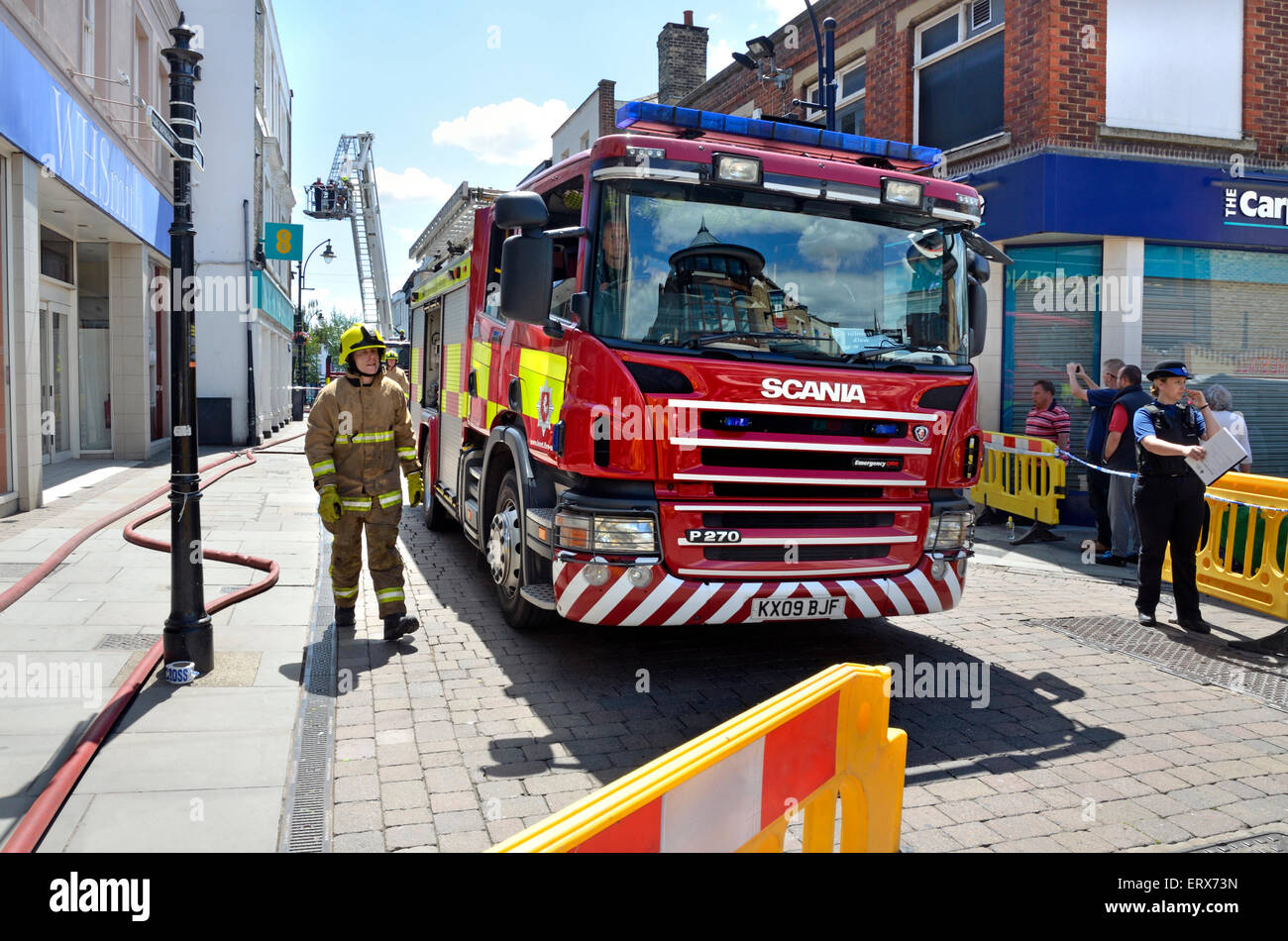 Scania fire truck hi-res stock photography and images - Alamy