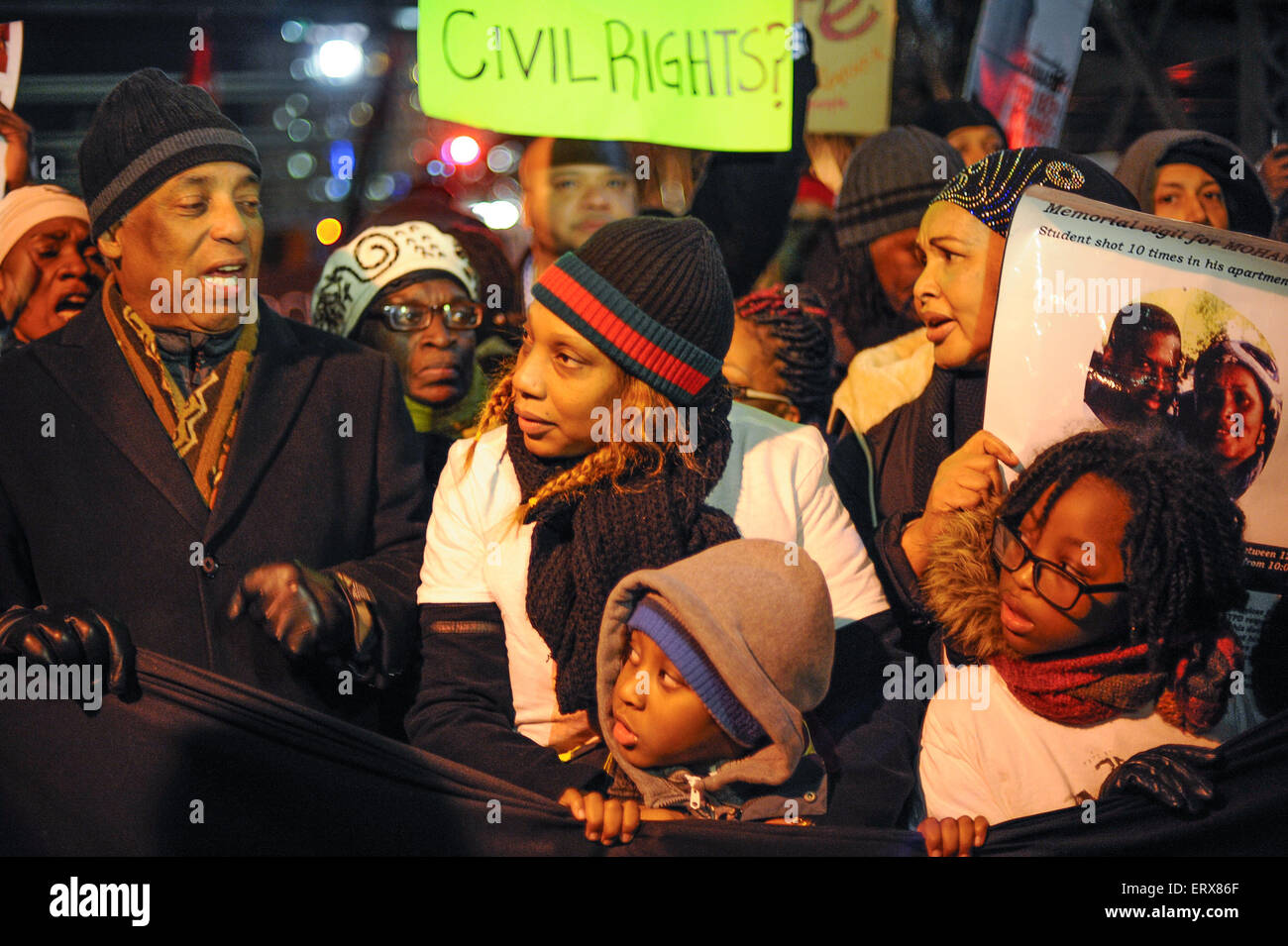 Protesters, demanding justice for Eric Garner, gather by Brooklyn ...