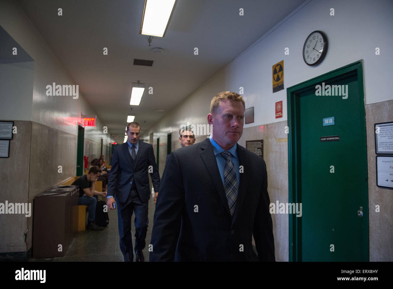 Manhattan, New York, USA. 8th June, 2015. Defendants JAMES BRADY ...