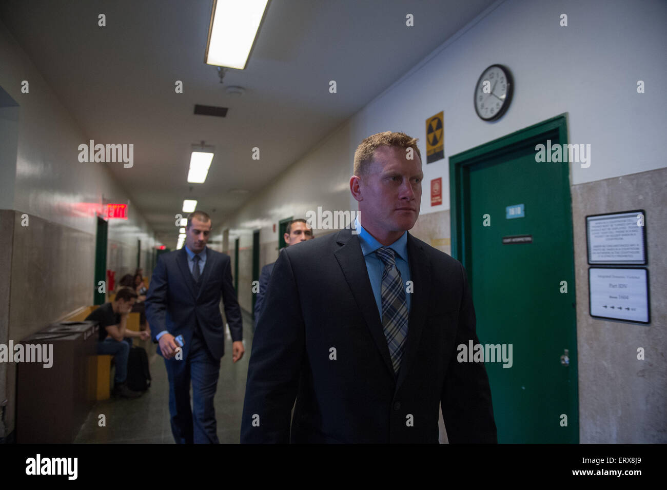 Manhattan, New York, USA. 8th June, 2015. Defendants JAMES BRADY ...