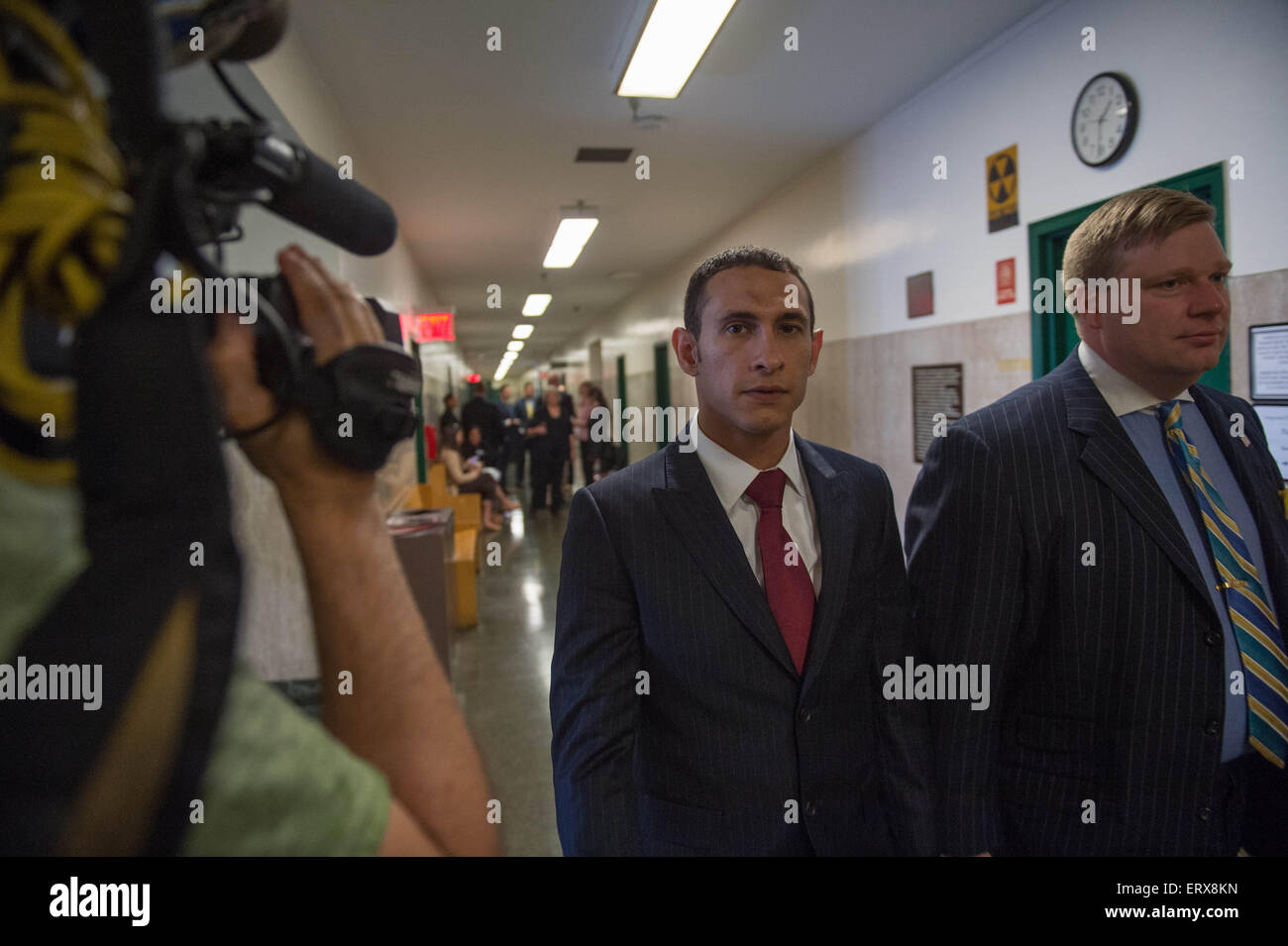 Manhattan, New York, USA. 8th June, 2015. Defendant ANDREW ROSSIG ...