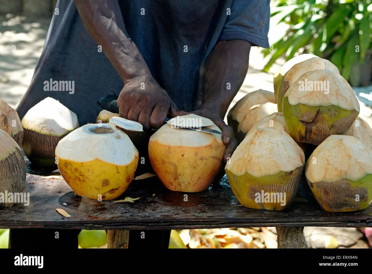 Peeled Coconuts High Resolution Stock Photography and Images - Alamy