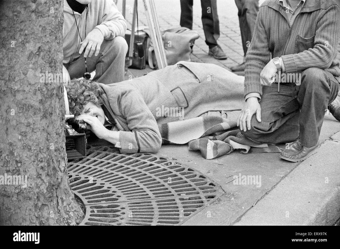 Doctor Who, actor Tom Baker - the 4th Doctor - pictured with fellow ...