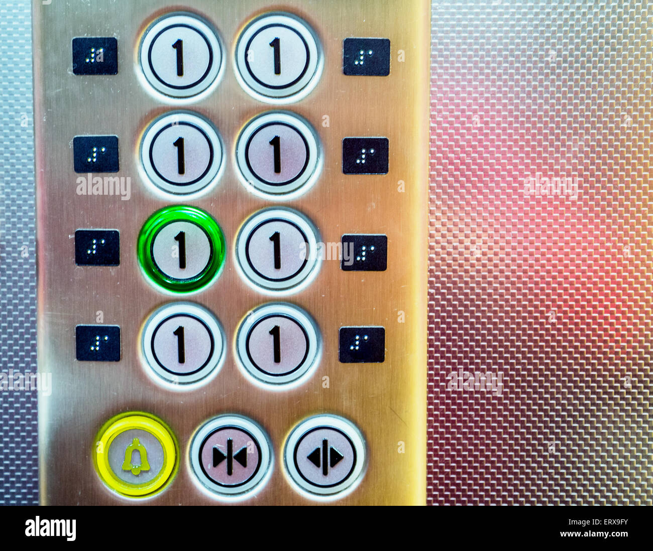 Buttons in an elevator: what floor are you? only one choice: first ...