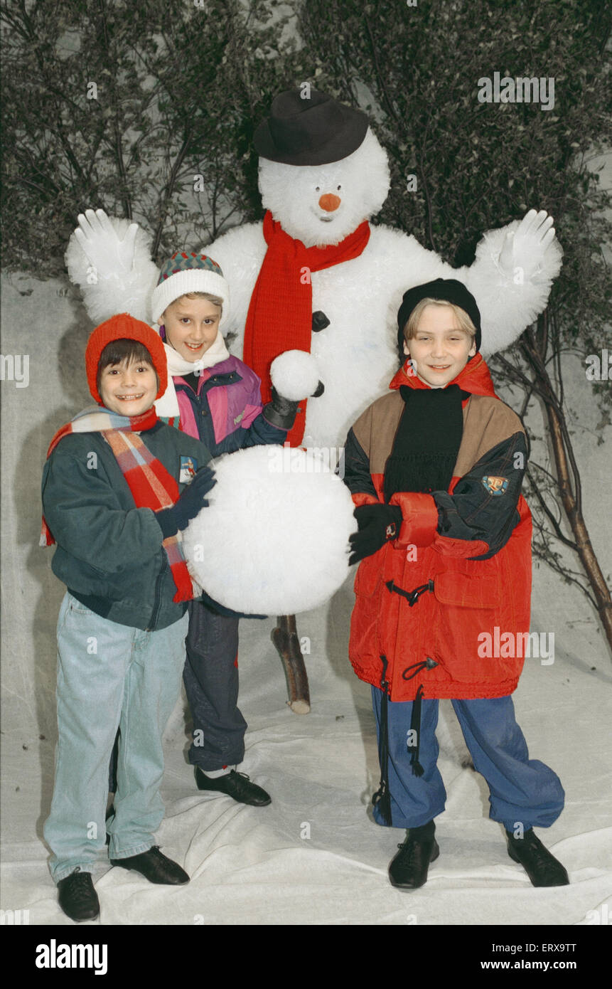 The Snowman. Three Solihull boys, who will play the part of James in ...