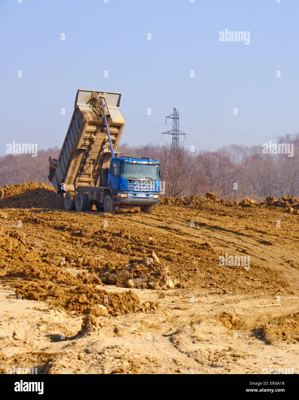 construction heavy machinery at work Stock Photo - Alamy