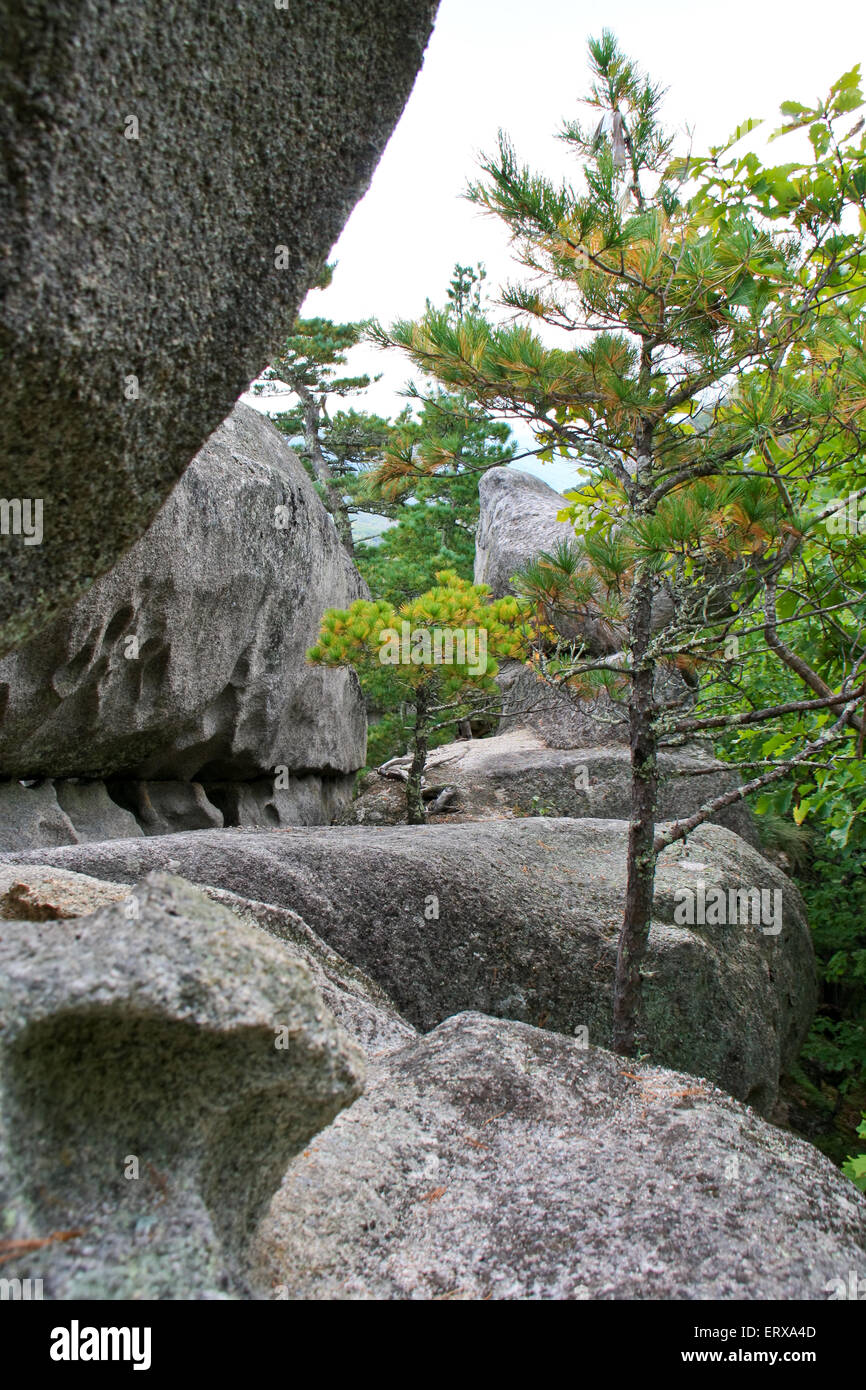 Freakish heap of stones rocks Stock Photo - Alamy