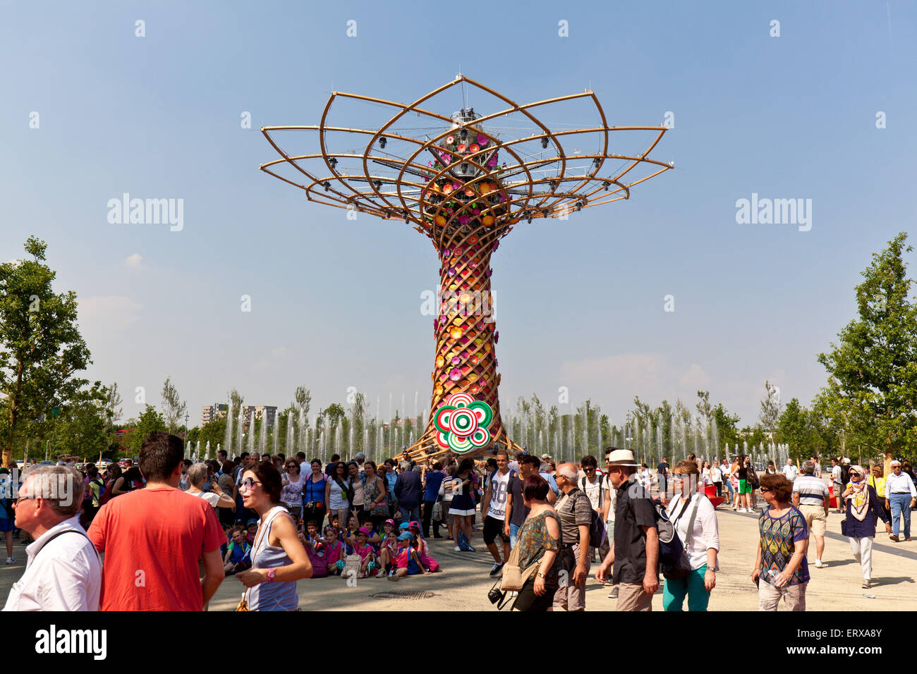 MILAN, ITALY - June 04, 2015: tree of life EXPO 2015 Stock Photo - Alamy