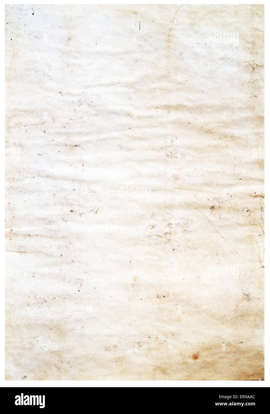 old dirty paper isolated on white background Stock Photo - Alamy