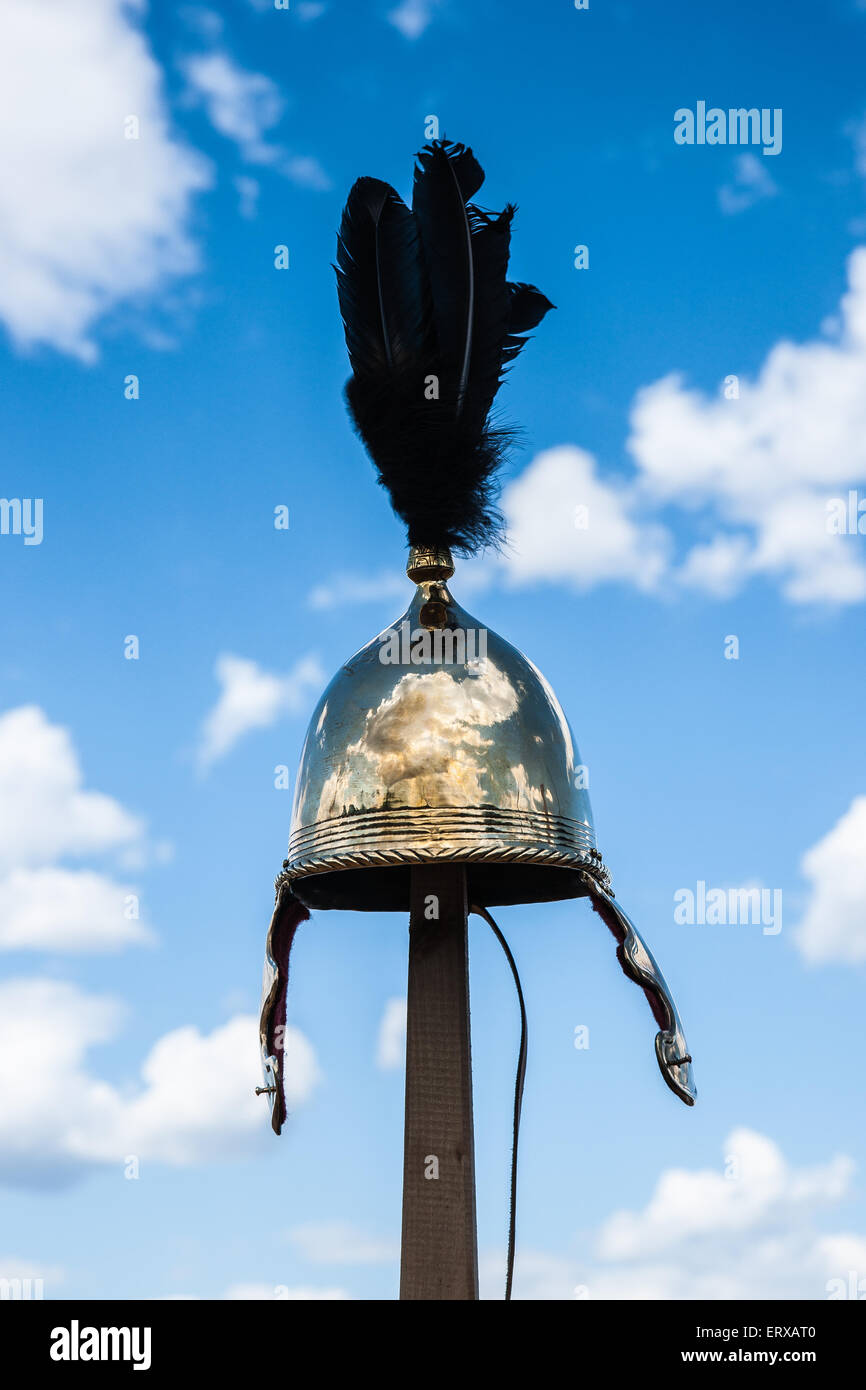 Roman helmet feathers hi-res stock photography and images - Alamy
