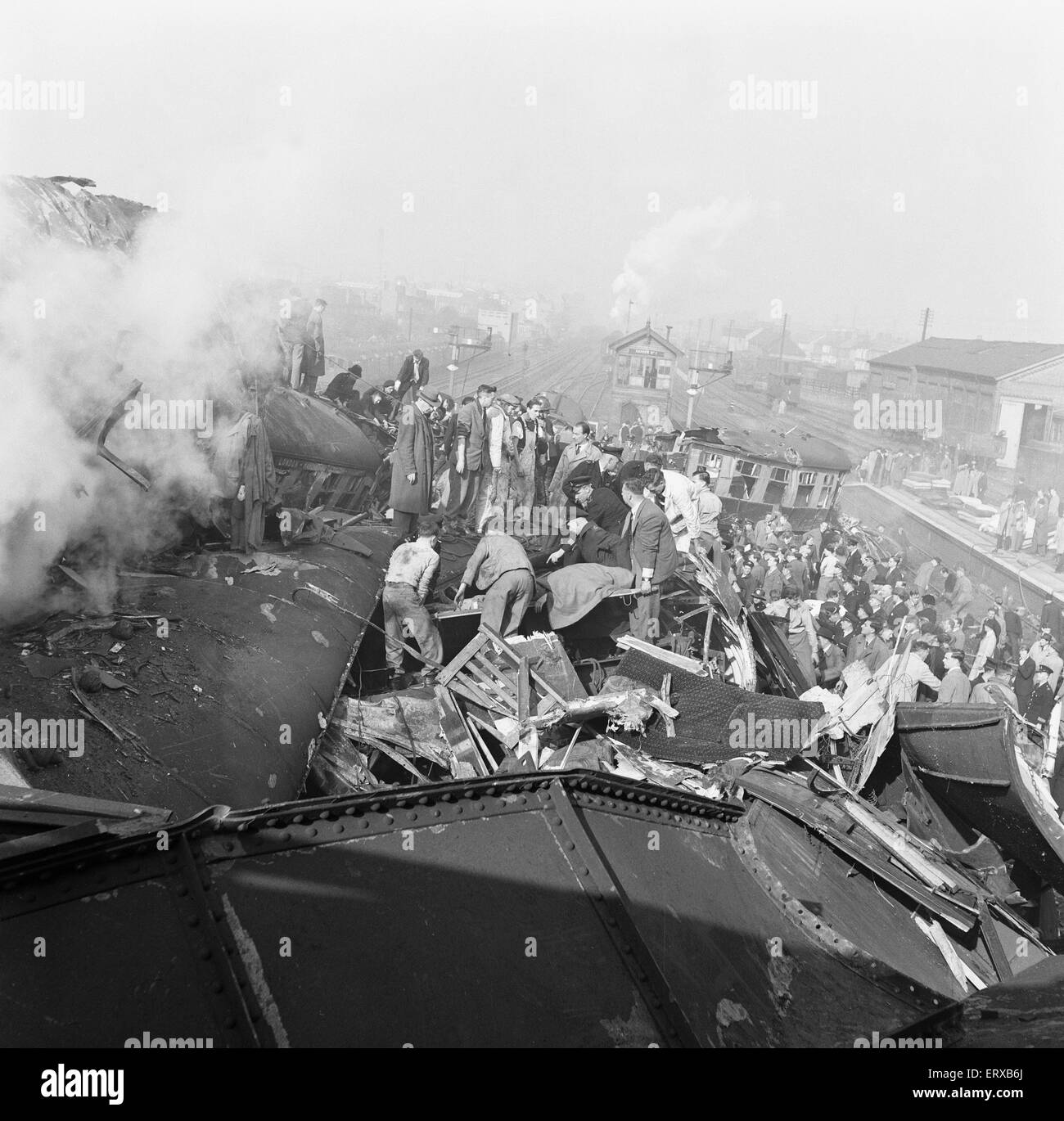 The Harrow and Wealdstone rail crash was a three train collision at ...