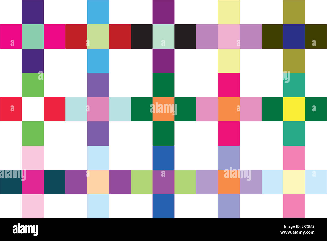 Vector image of squares in many colors- Vector background Stock Photo ...