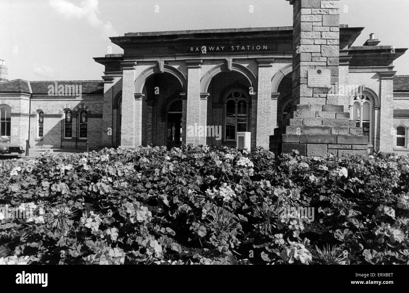 Saltburn Railway Station. 1st August 1986 Stock Photo - Alamy