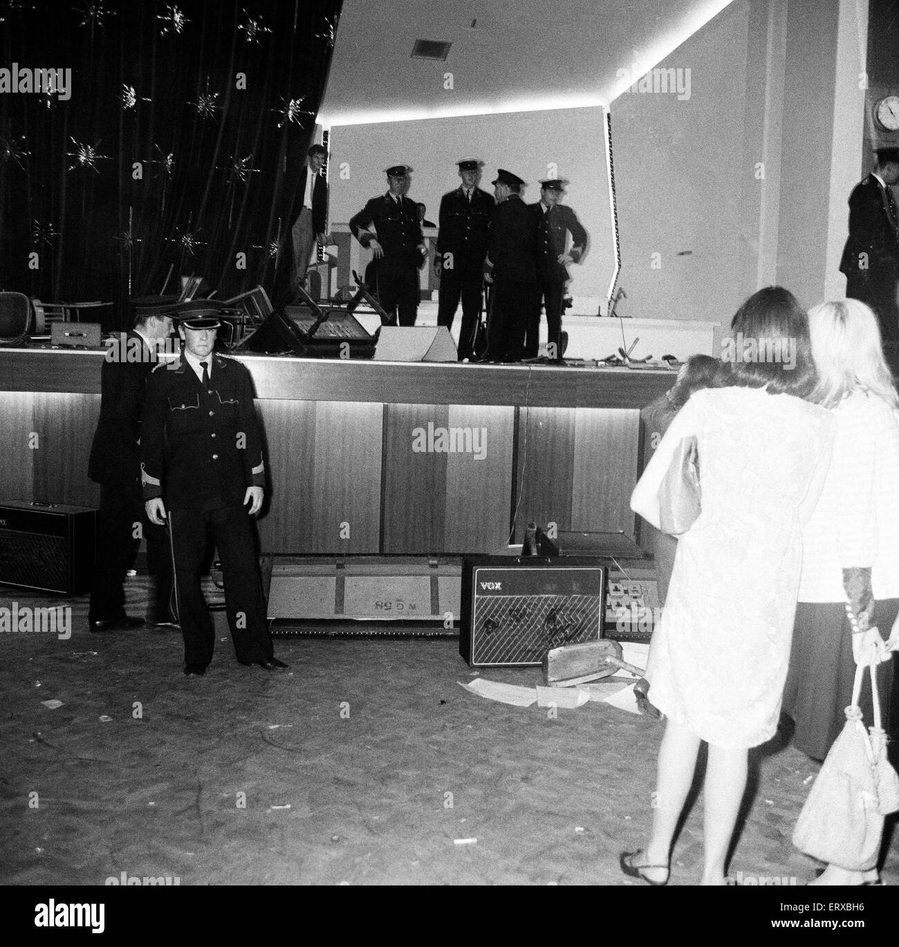 Scenes at the Winter Gardens in Blackpool after riots broke out during ...