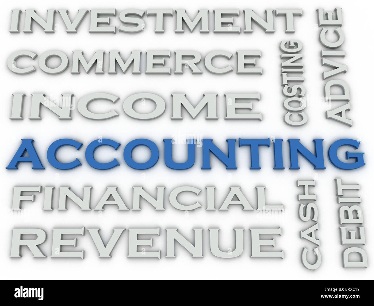 3d image Accounting issues concept word cloud background Stock Photo ...