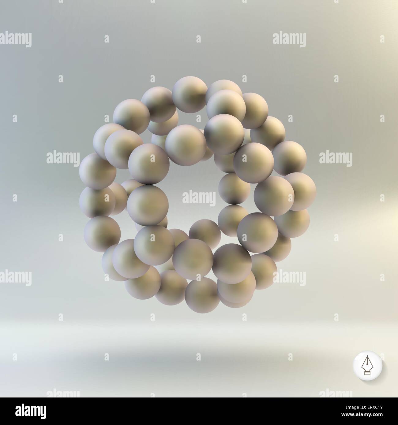 3d atomic structure molecule model hi-res stock photography and images ...