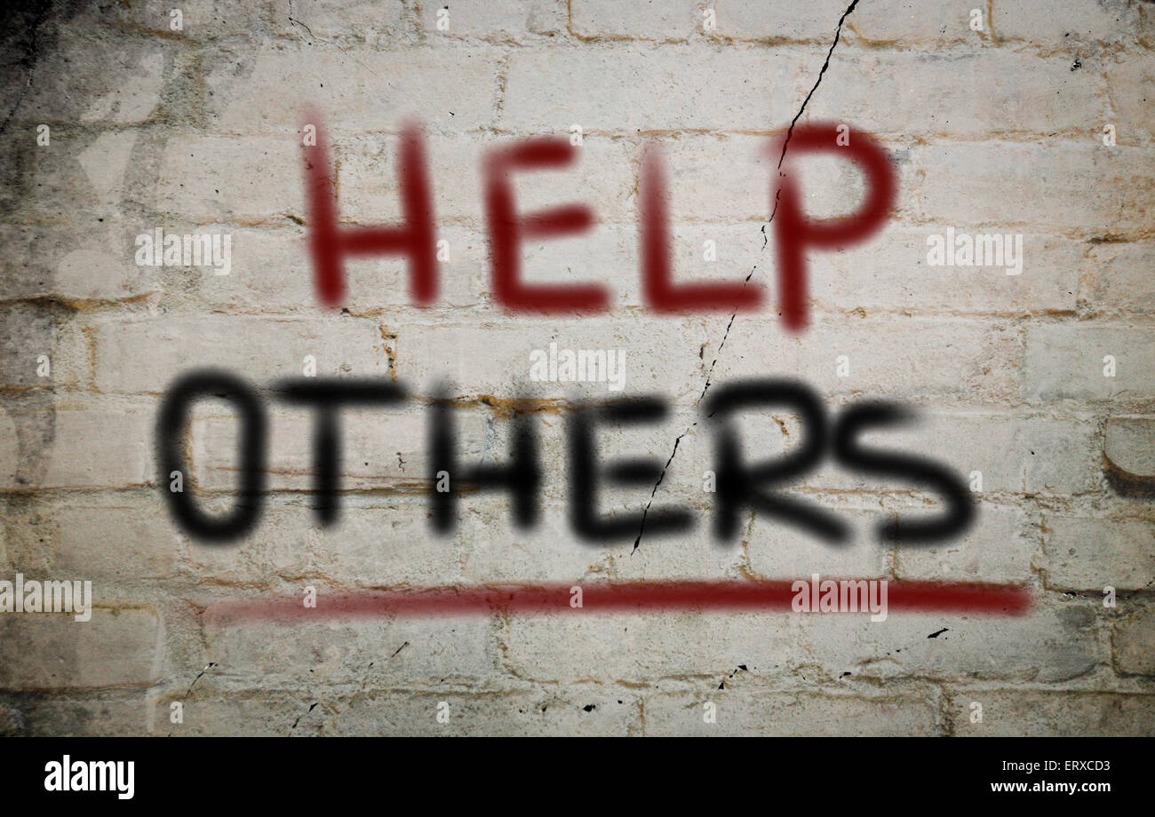Help Others Concept Stock Photo - Alamy