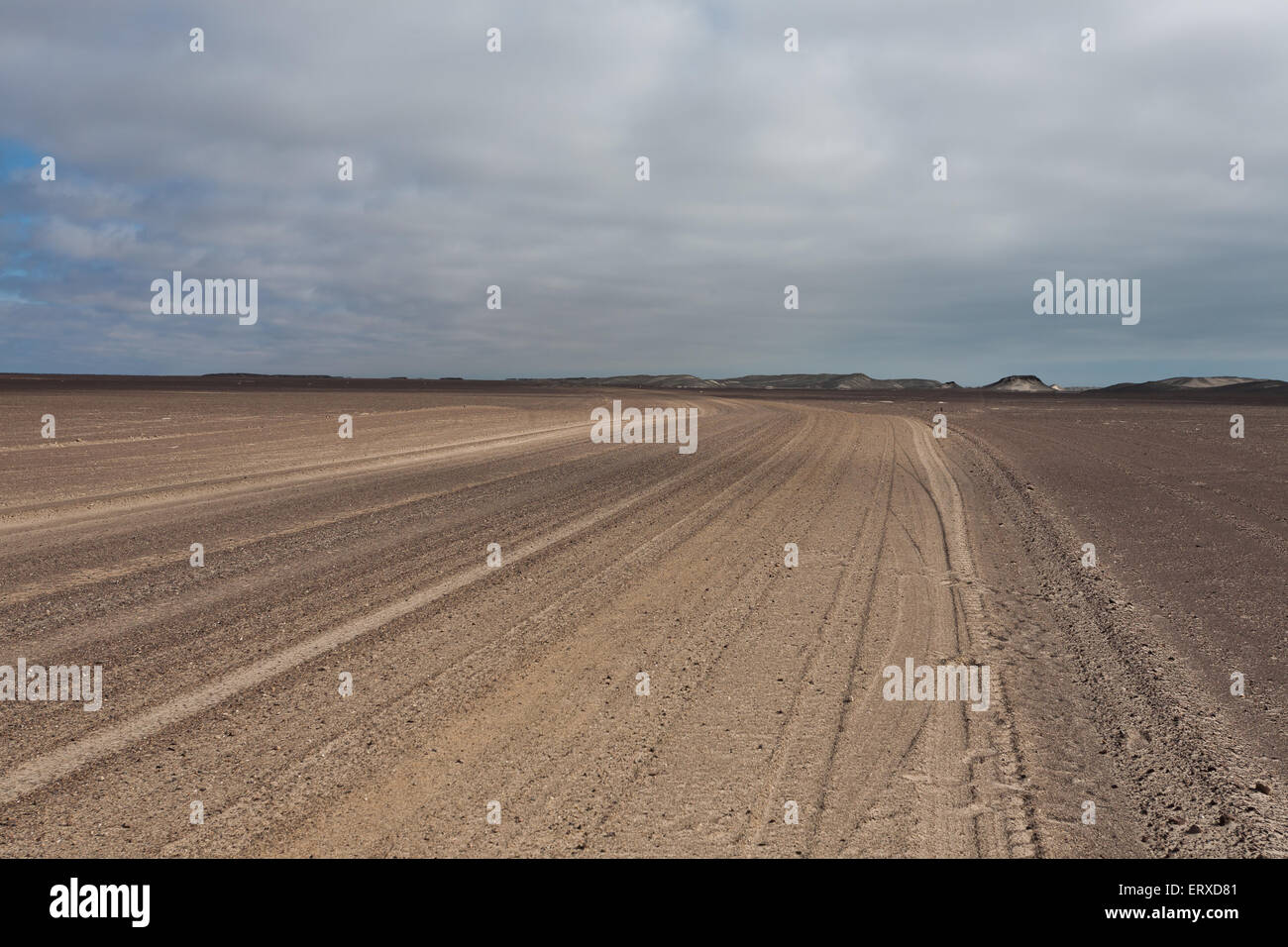 Salt road from Skeleton coast, Namibia Stock Photo - Alamy