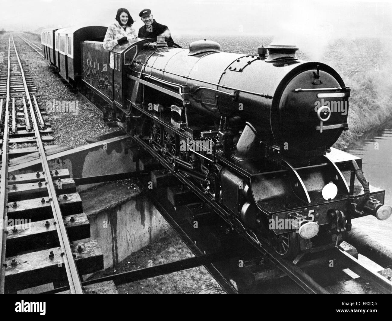 The steam engine hercules on the Romney, Hythe and Dymchurch Light ...
