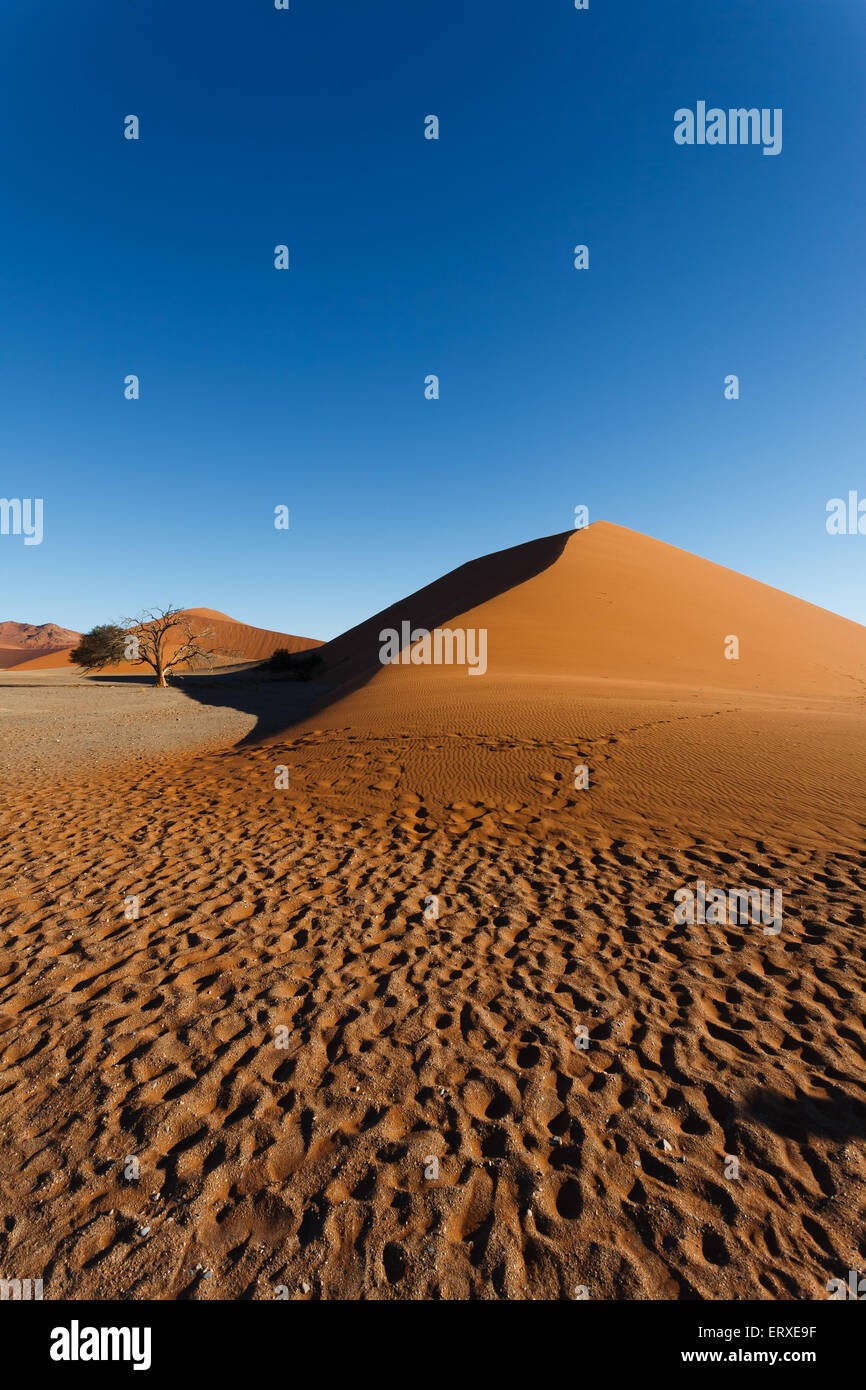 Red dunes on the road to Sossusvlei, Namibia Stock Photo - Alamy