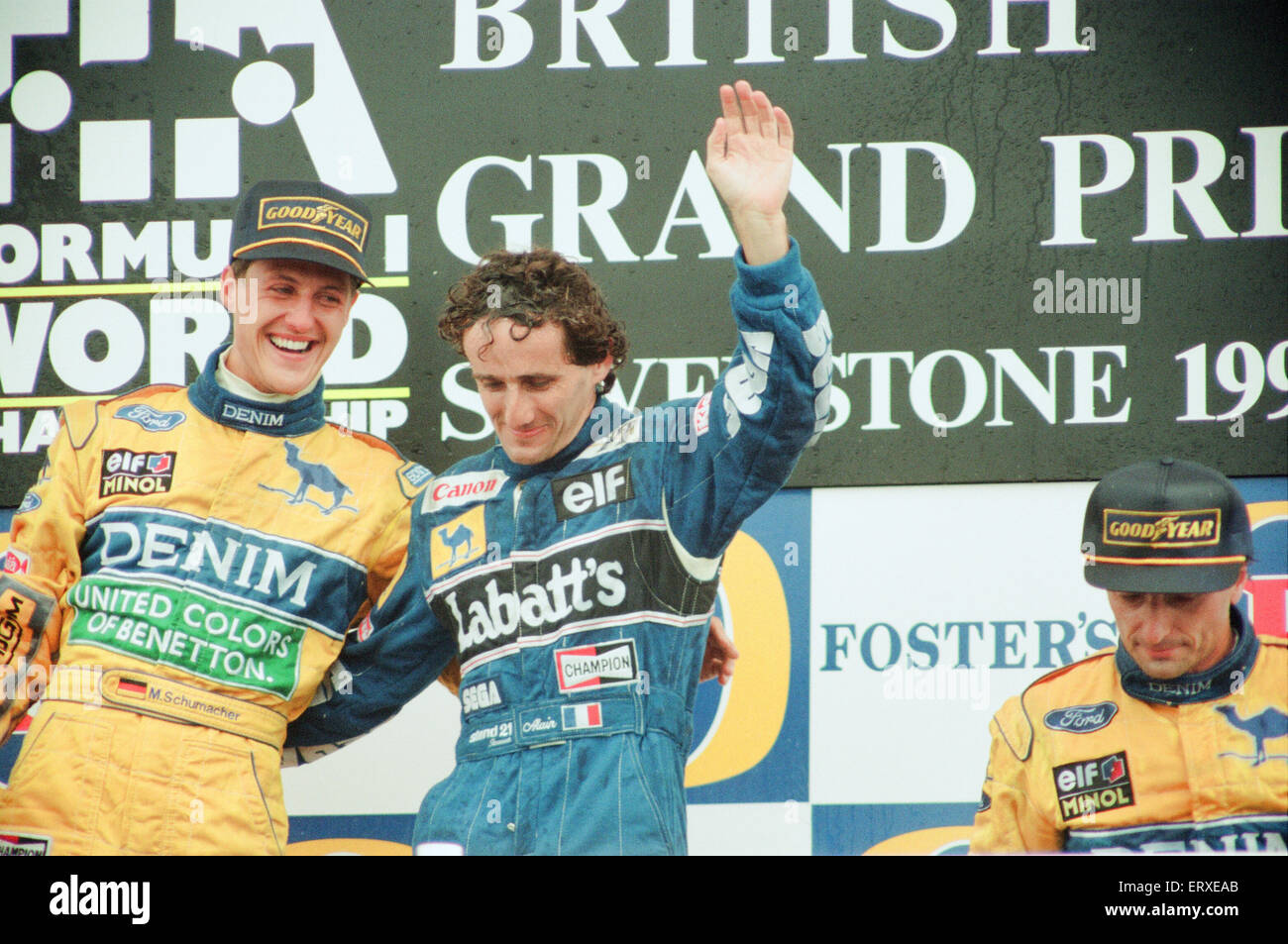 1993 British Grand Prix at Silverstone. Sunday 11th July 1993. Won by ...