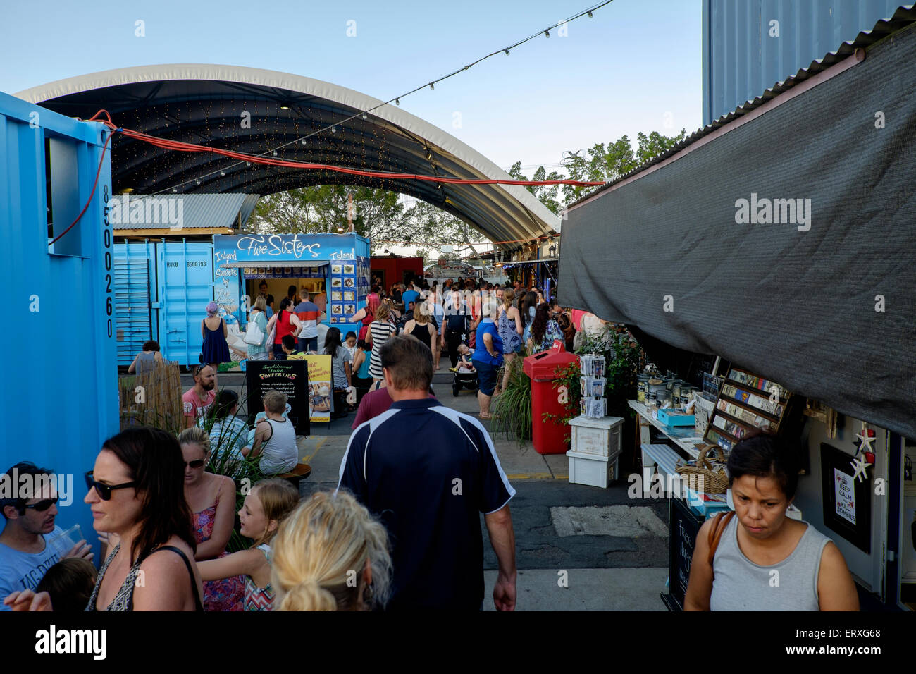 Night food market australia hi-res stock photography and images - Alamy