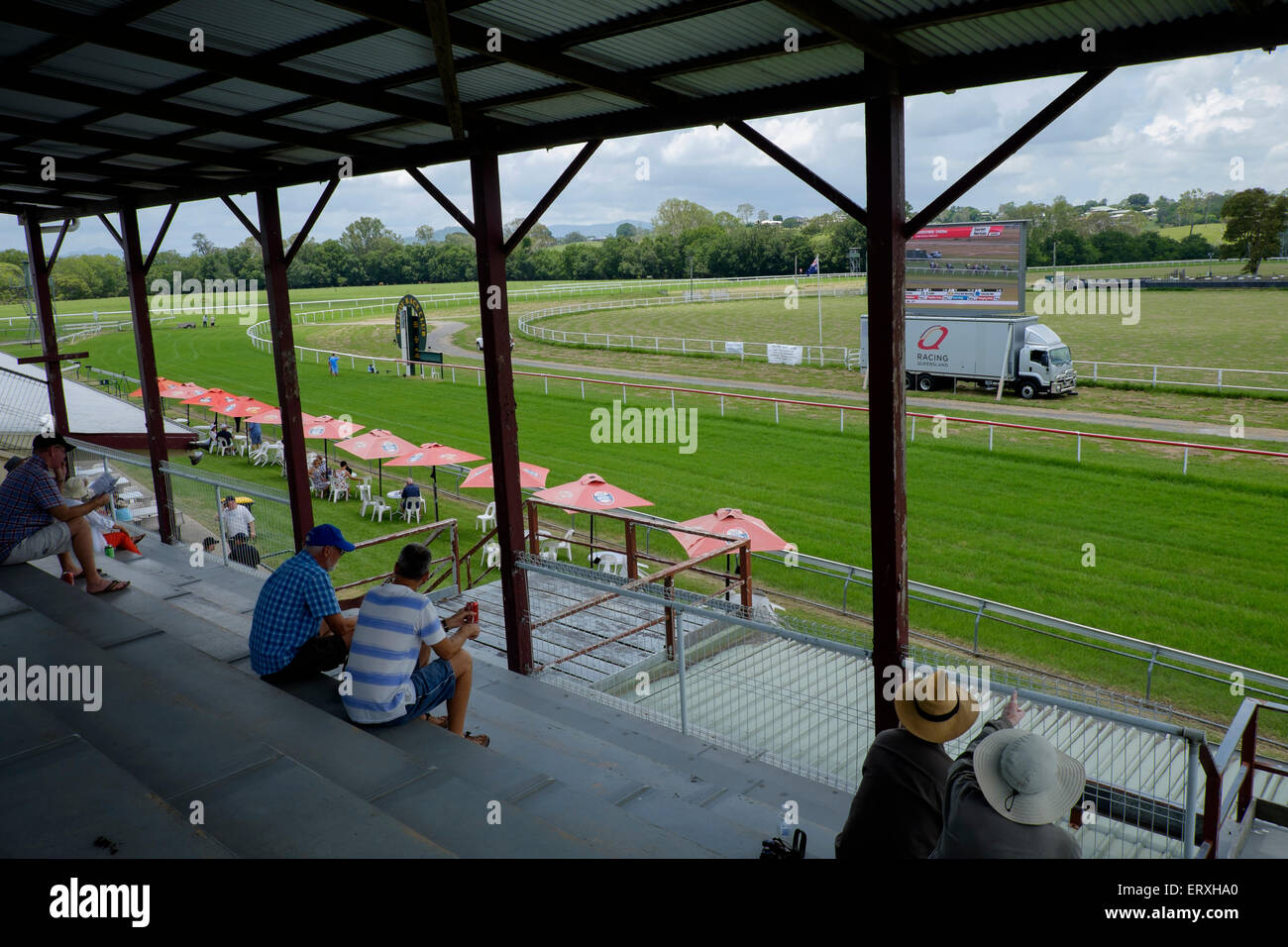 Australia Day races at Kilcoy Stock Photo - Alamy
