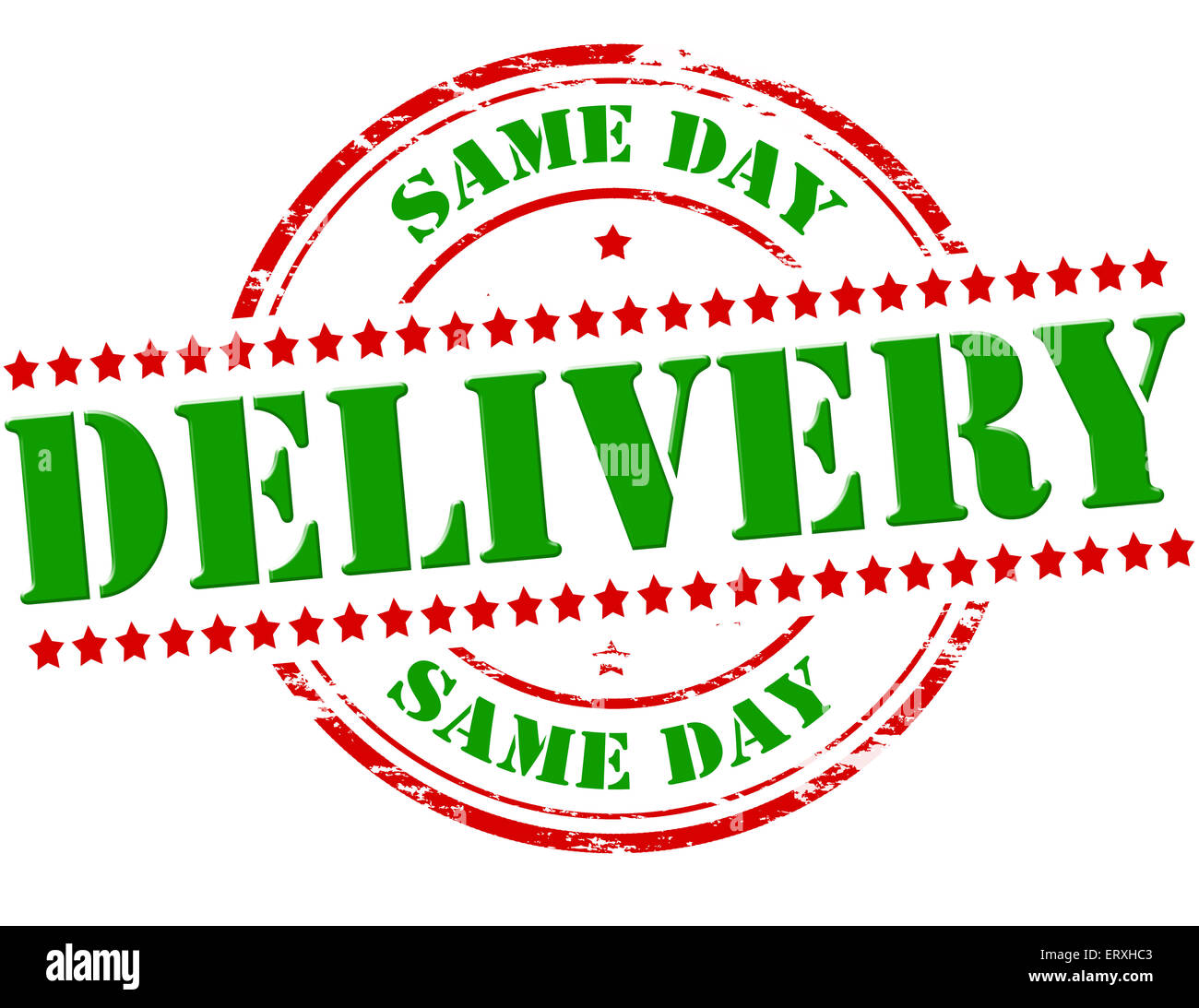 Rubber stamp with text same day delivery inside, vector illustration ...