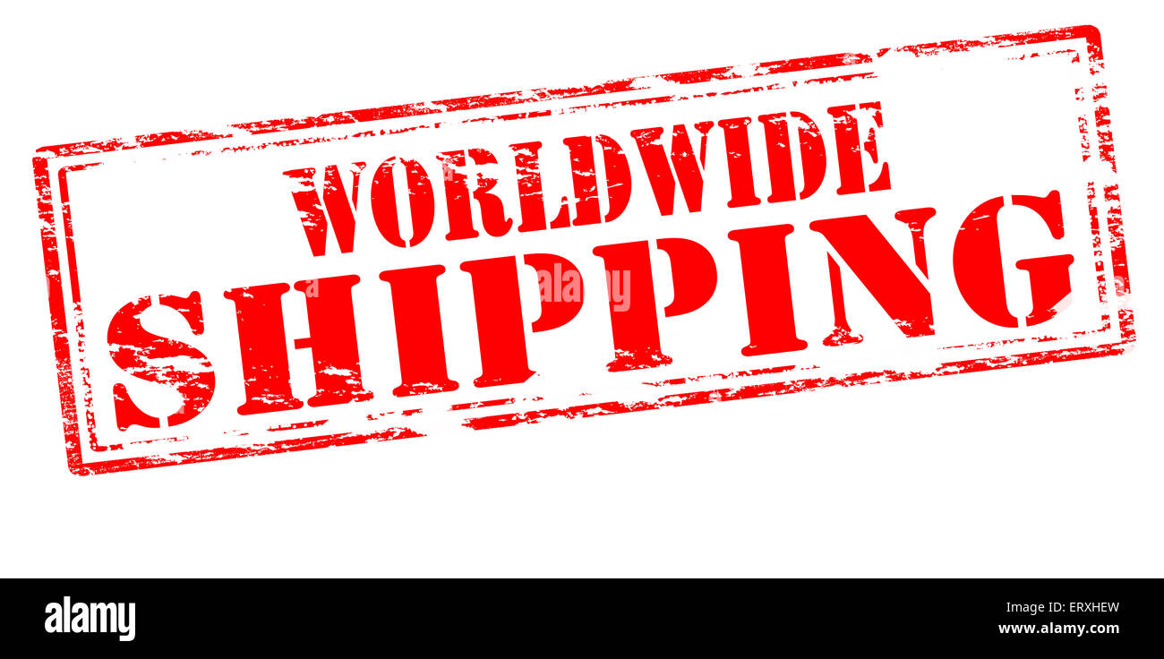 Worldwide shipping stamp hi-res stock photography and images - Alamy