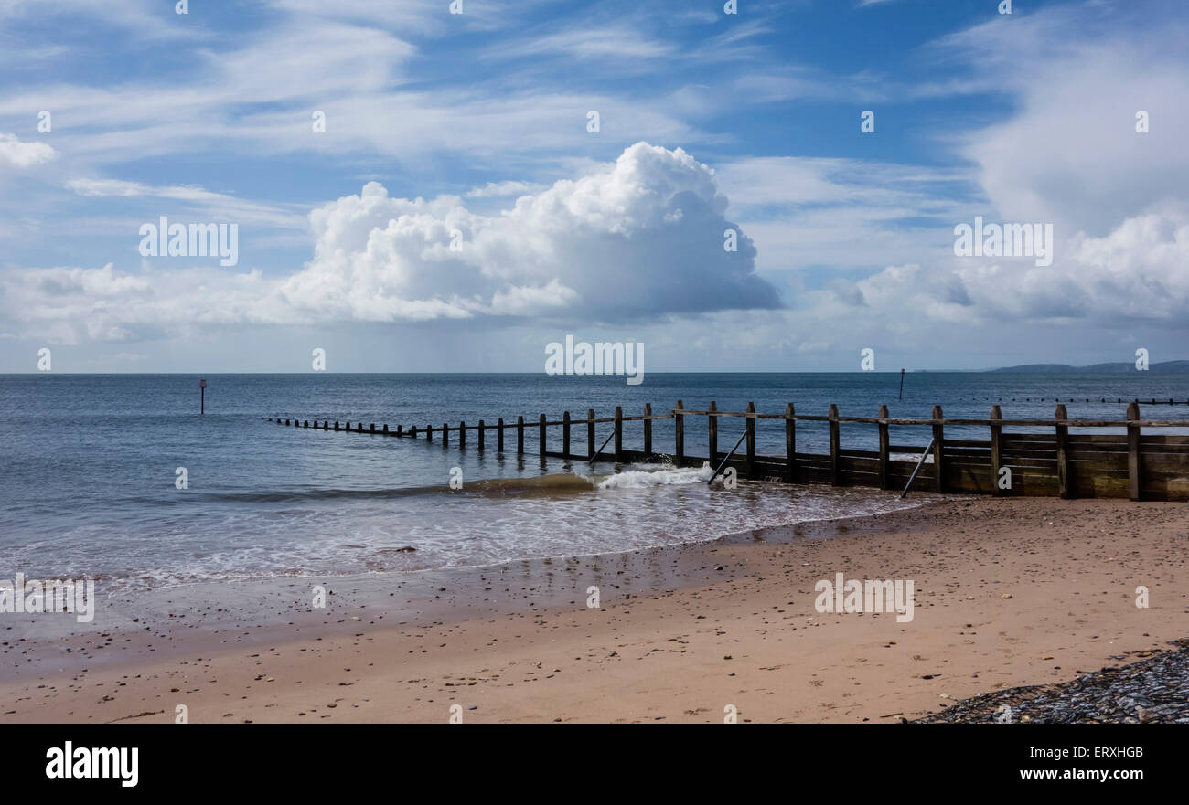 Dawlish warren beach groyne hi-res stock photography and images - Alamy
