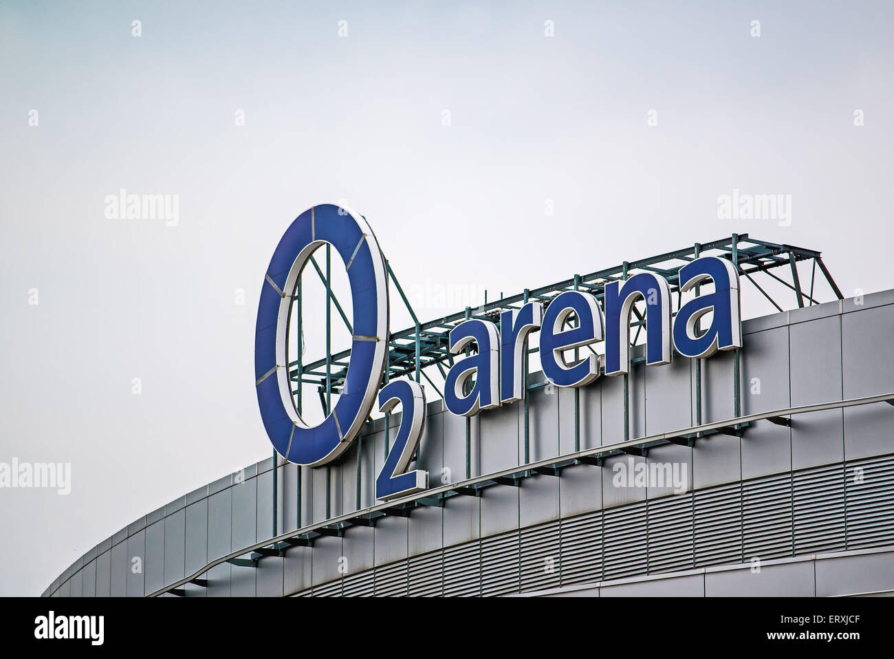 PRAGUE, CZECH REPUBLIC - MAY 24, 2015: Prague O2 Arena is one of the ...