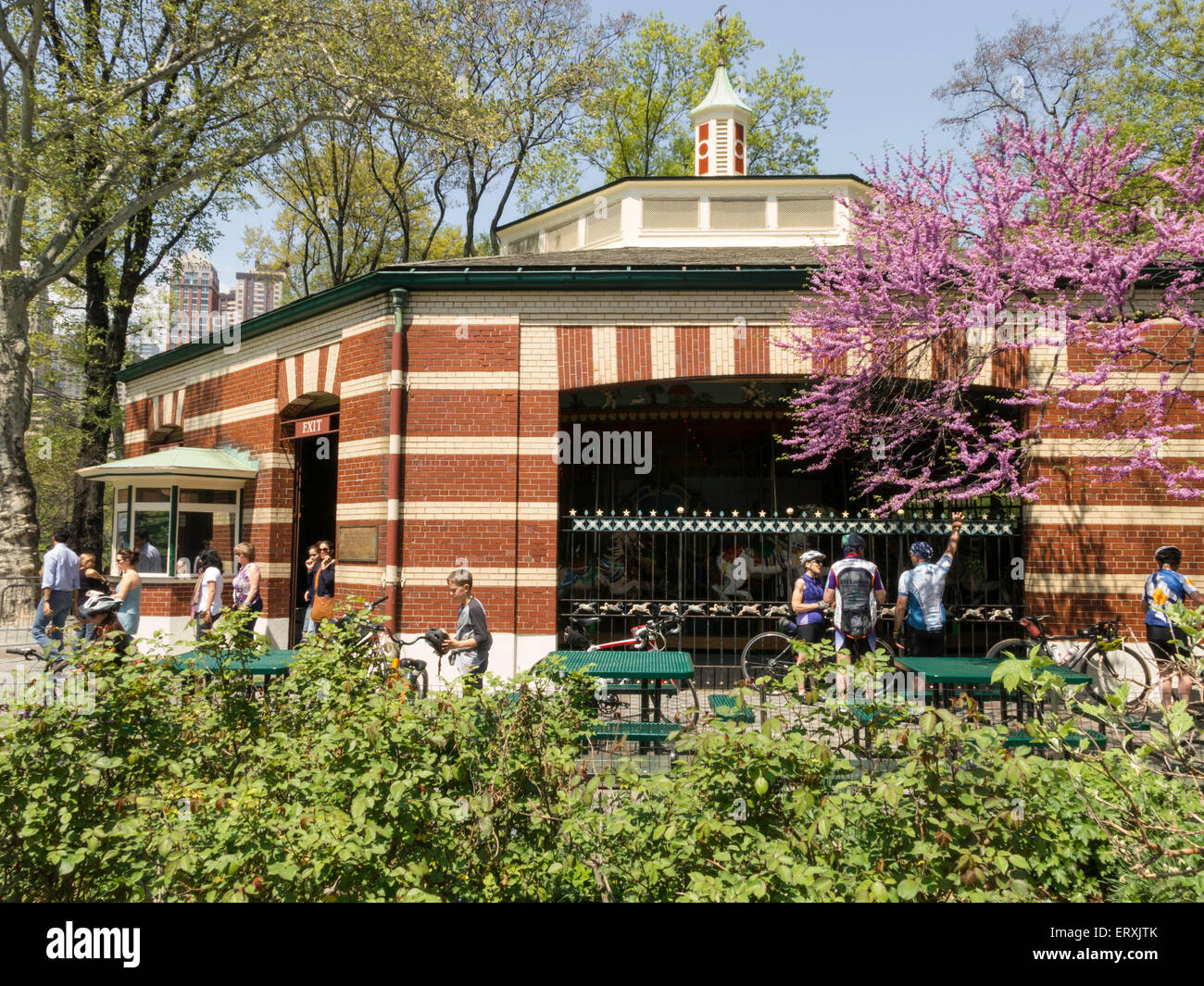 Carousel in Central Park, NYC Stock Photo - Alamy