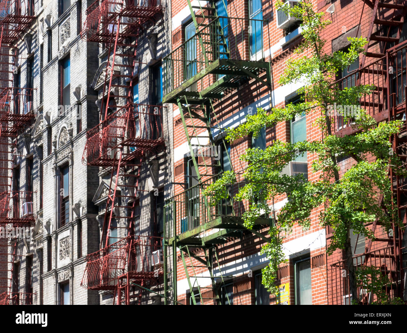 Historic Little Italy Street Building Facades, Hester Street, Little ...