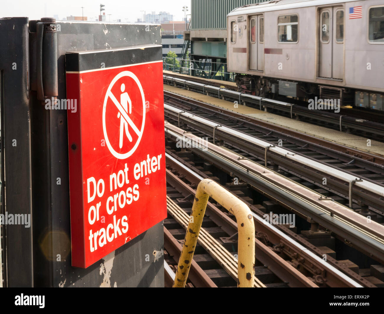 Tracks From #4 Subway Platform, Train and Tracks at Yankee Stadium, The ...