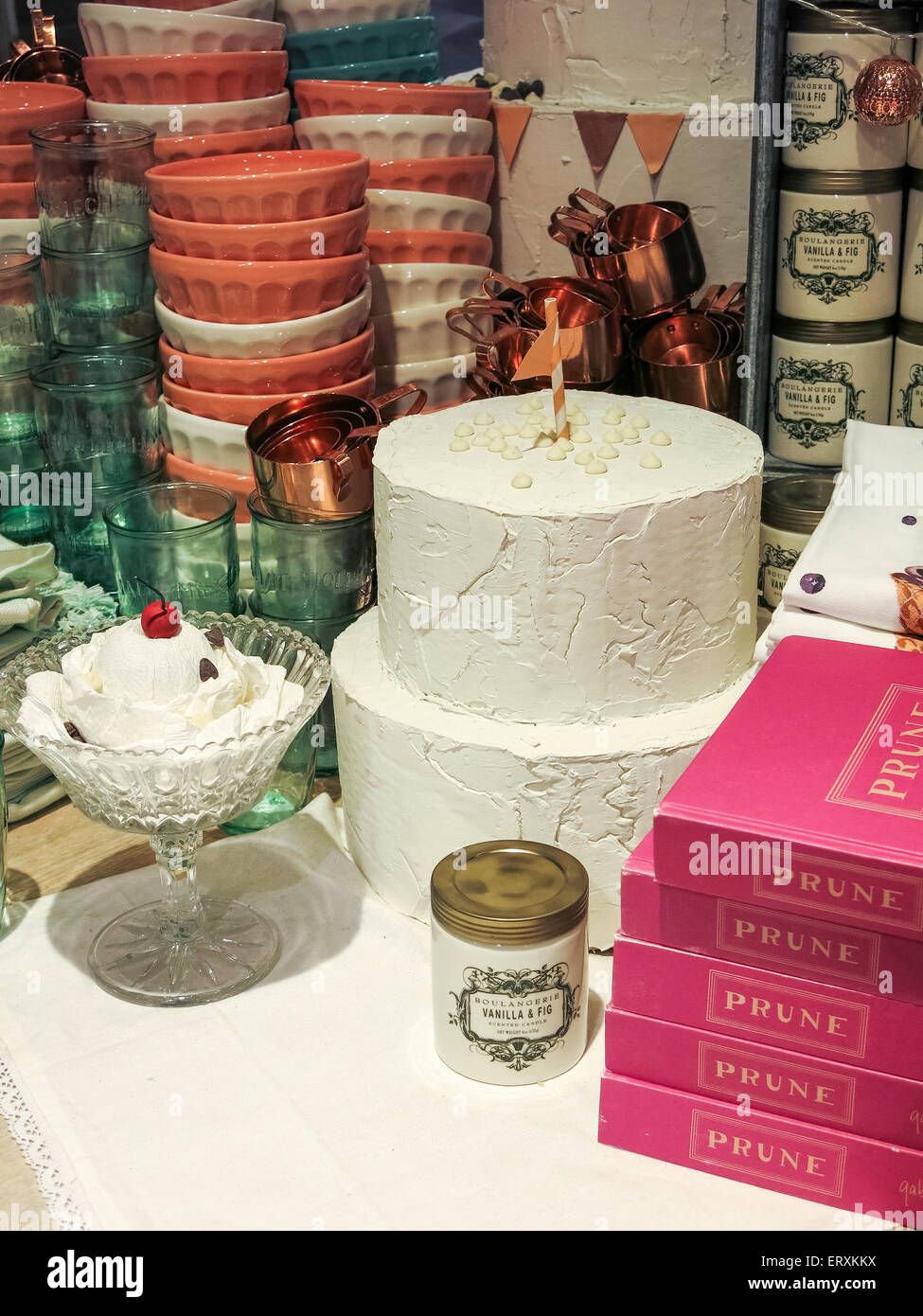 Houseware Section, Anthropologie Store Interior, NYC Stock Photo - Alamy