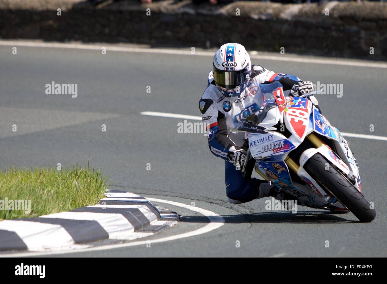 Douglas, Isle of Man. 9th June, 2015. Paul Shoesmith in action during ...